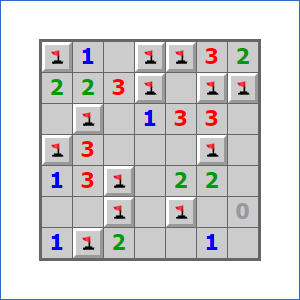 Print - Minesweeper - online puzzle game